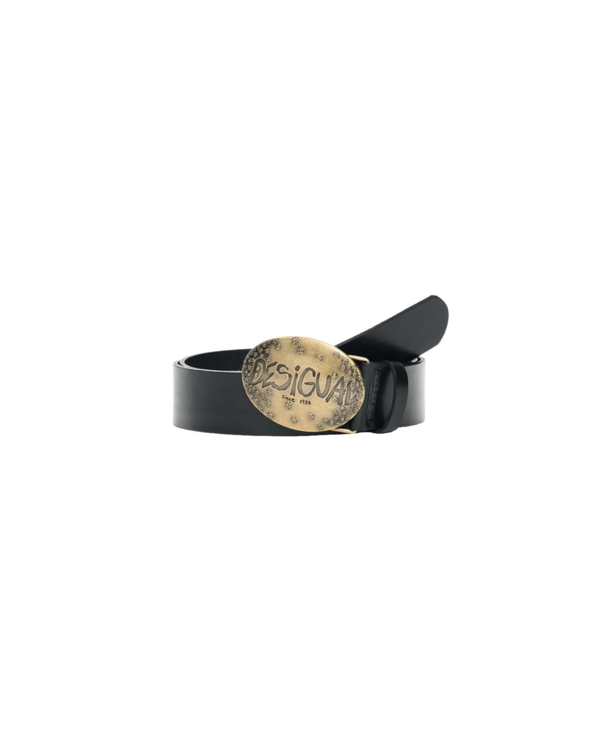 Click here for Desigual Womens Heart belt 100 leather - Black prices