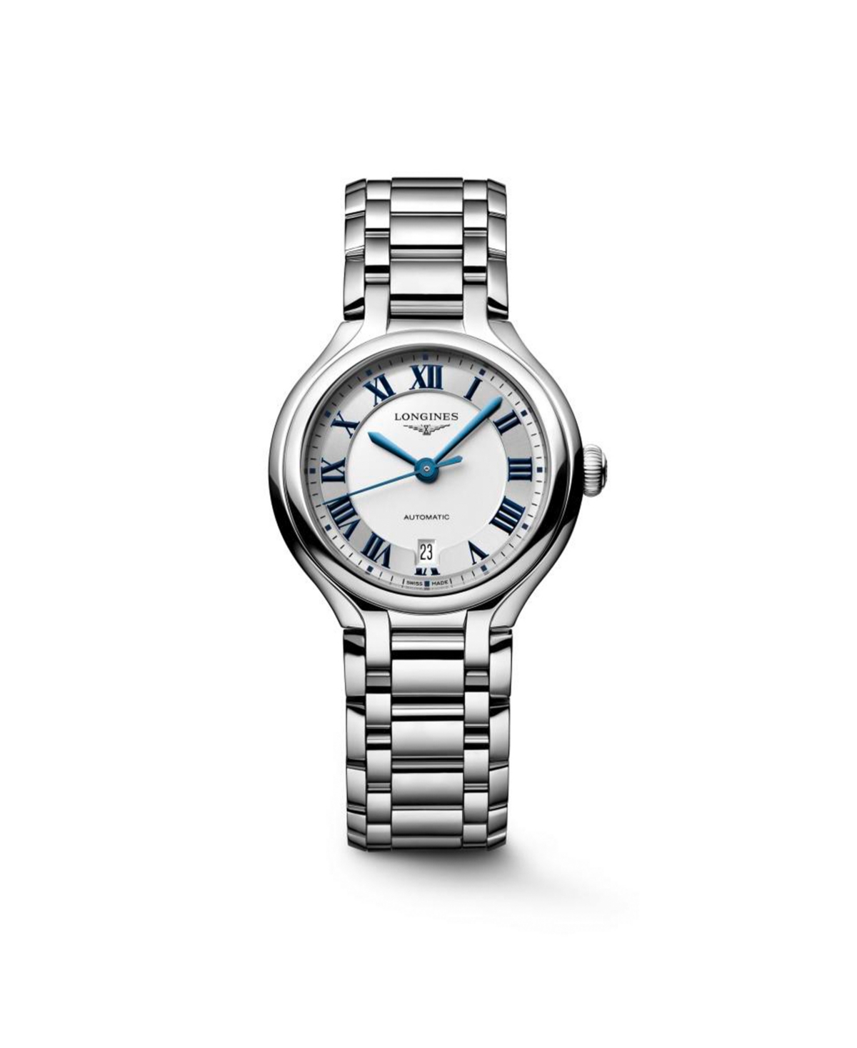 Click here for Longines Womens PrimaLuna Silver Stainless Steel S... prices