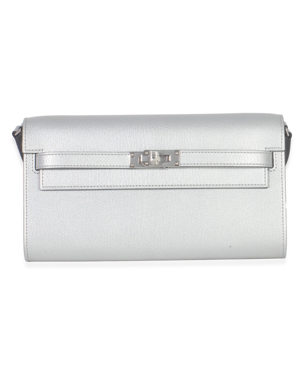 Click here for Pre-Owned HERMES Argent Metallic Chevre Chamkiligh... prices