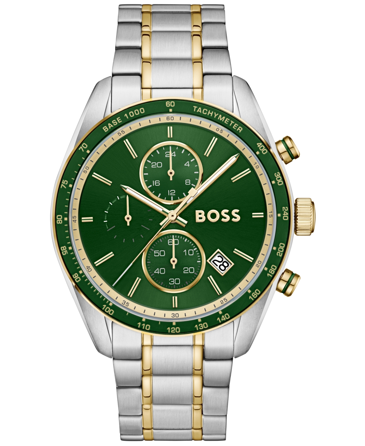 Click here for Hugo Boss Mens Grand Prix Quartz Chrono Two-Tone S... prices