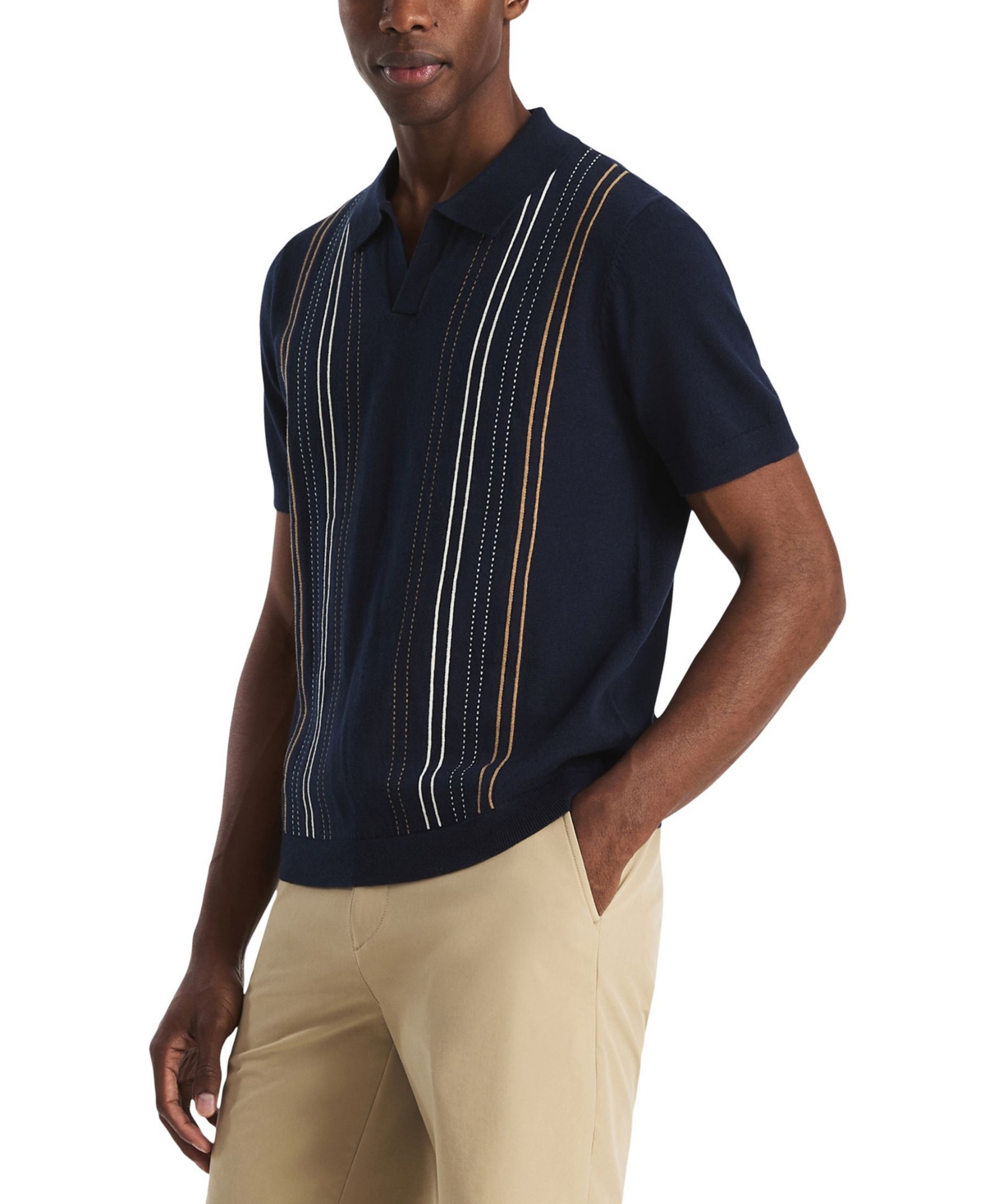 Click here for Nautica Mens Performance Jacquard Classic-Fit Polo... prices