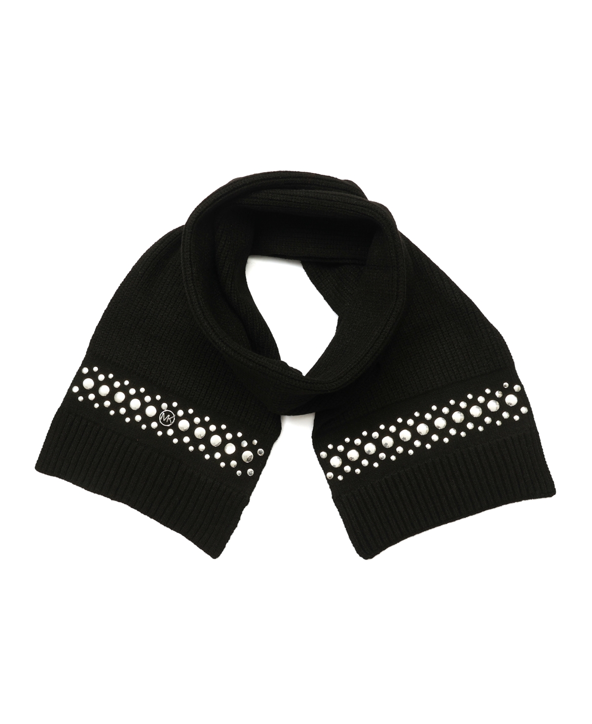 Click here for Michael Michael Kors Scattered Stud Knit Scarf - B... prices