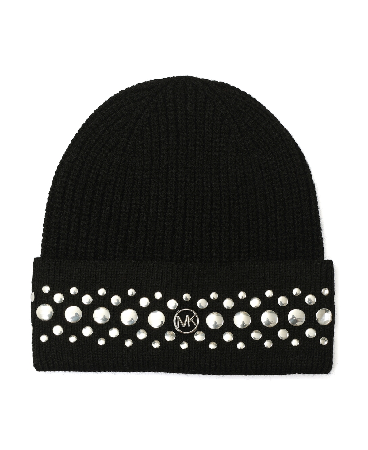 Click here for Michael Michael Kors Scattered Stud Cuff Beanie Ha... prices