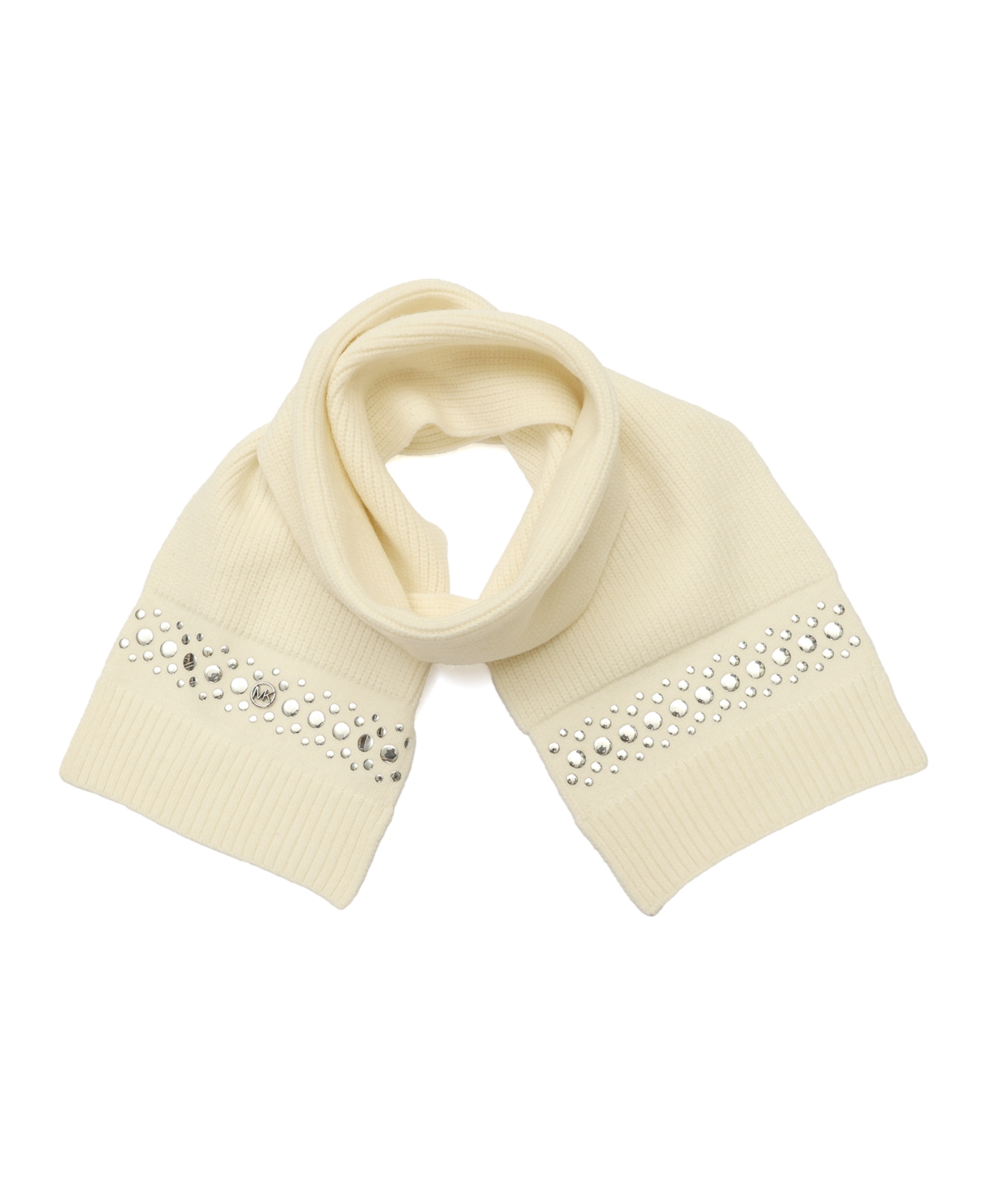 Click here for Michael Michael Kors Scattered Stud Knit Scarf - B... prices