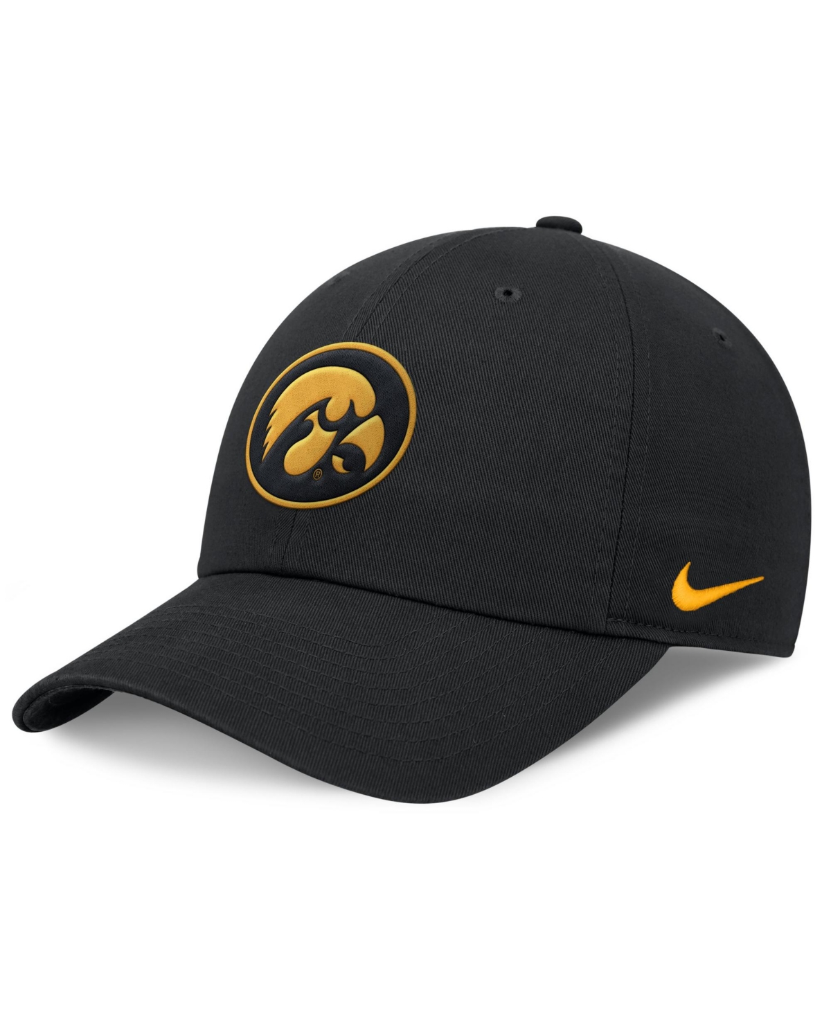 Click here for Mens Nike Black Iowa Hawkeyes Club Dri-fit Adjusta... prices