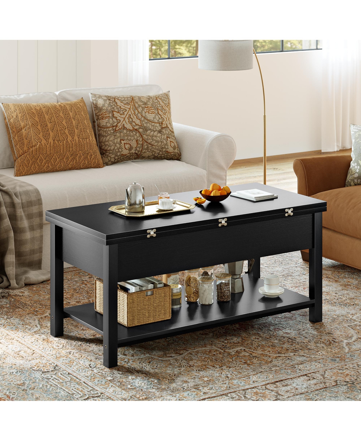 Click here for Hausource Lift Top Coffee Table with Dual Lift Top... prices