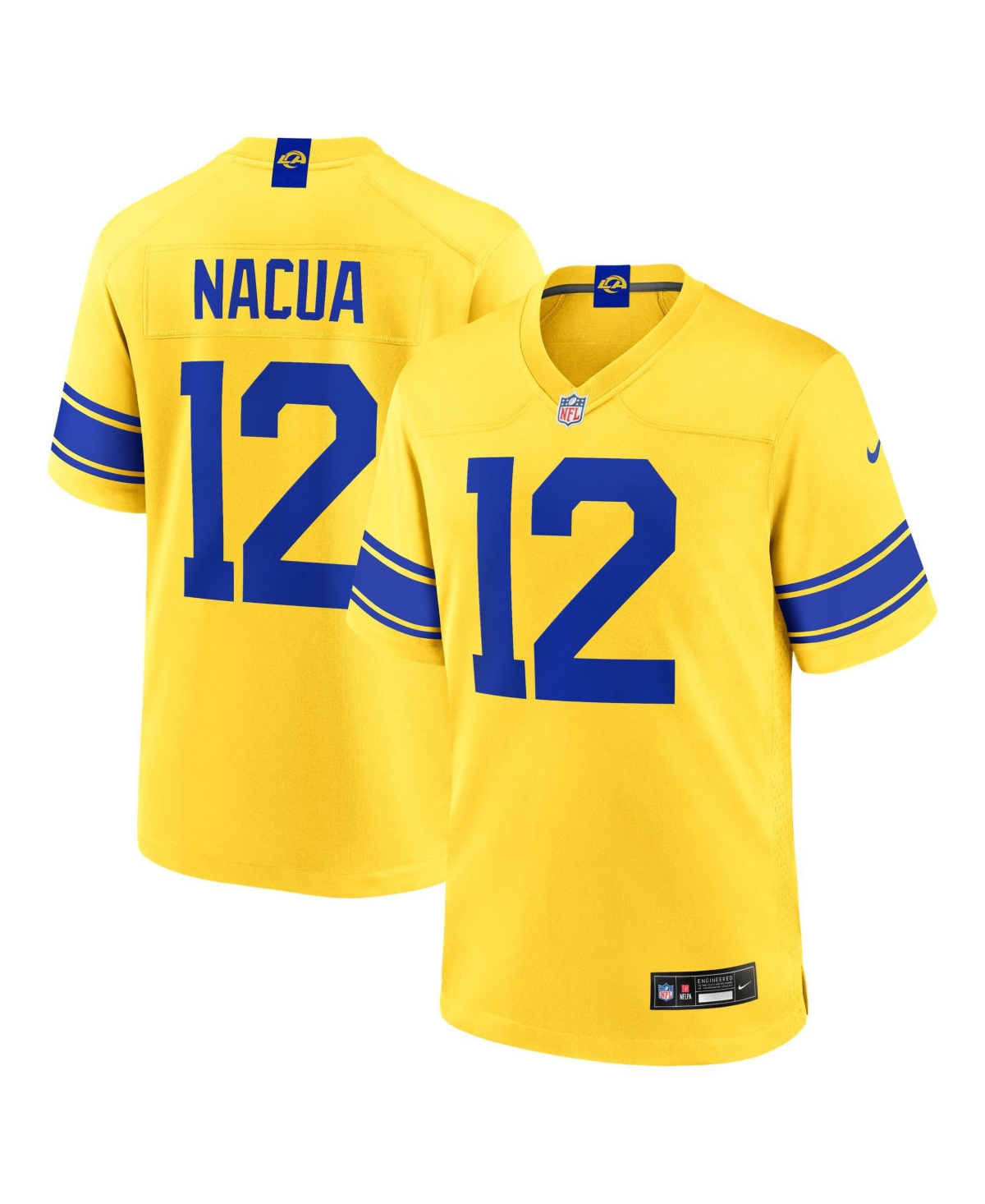 Click here for Mens Nike Puka Nacua Los Angeles Rams Classic Sol... prices