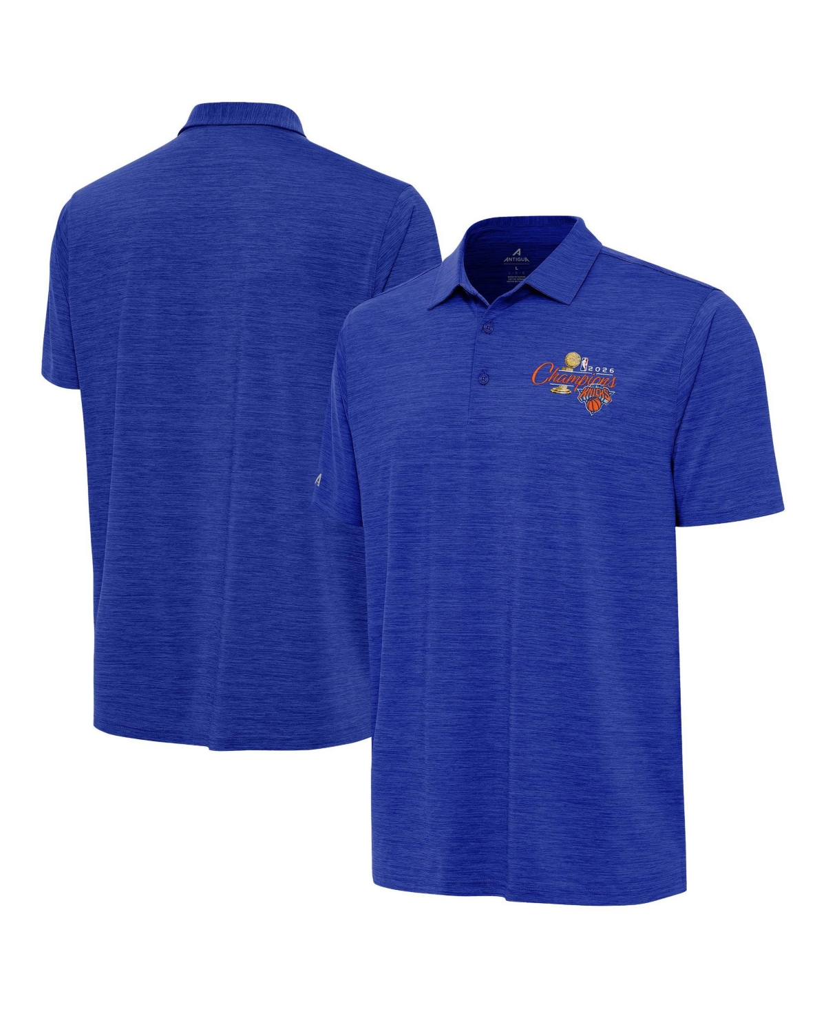 Click here for Mens Antigua Heather Blue New York Knicks 2026 Nba... prices