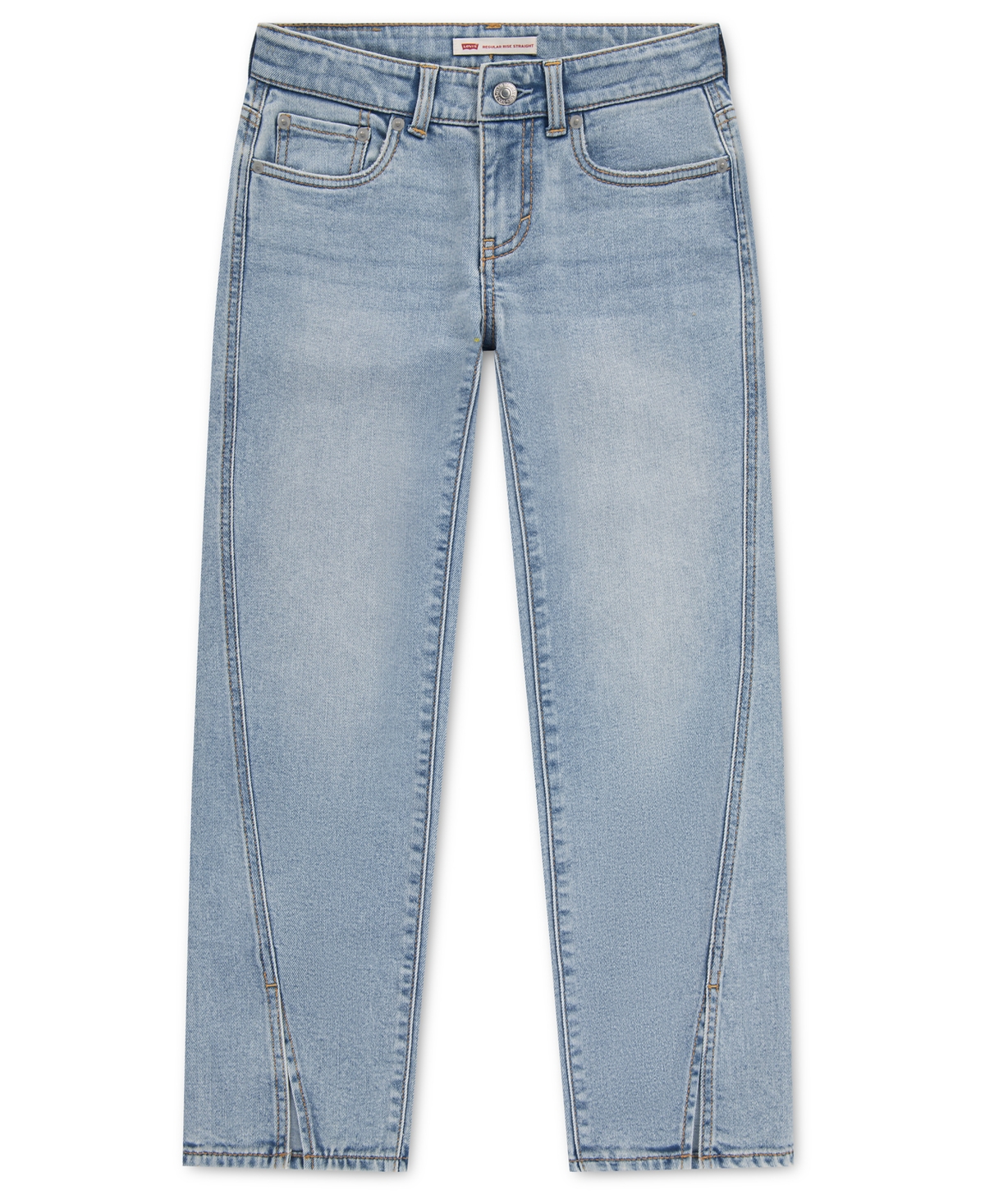 Click here for Levis Girls 7-16 Regular Rise Straight Jeans - Thi... prices