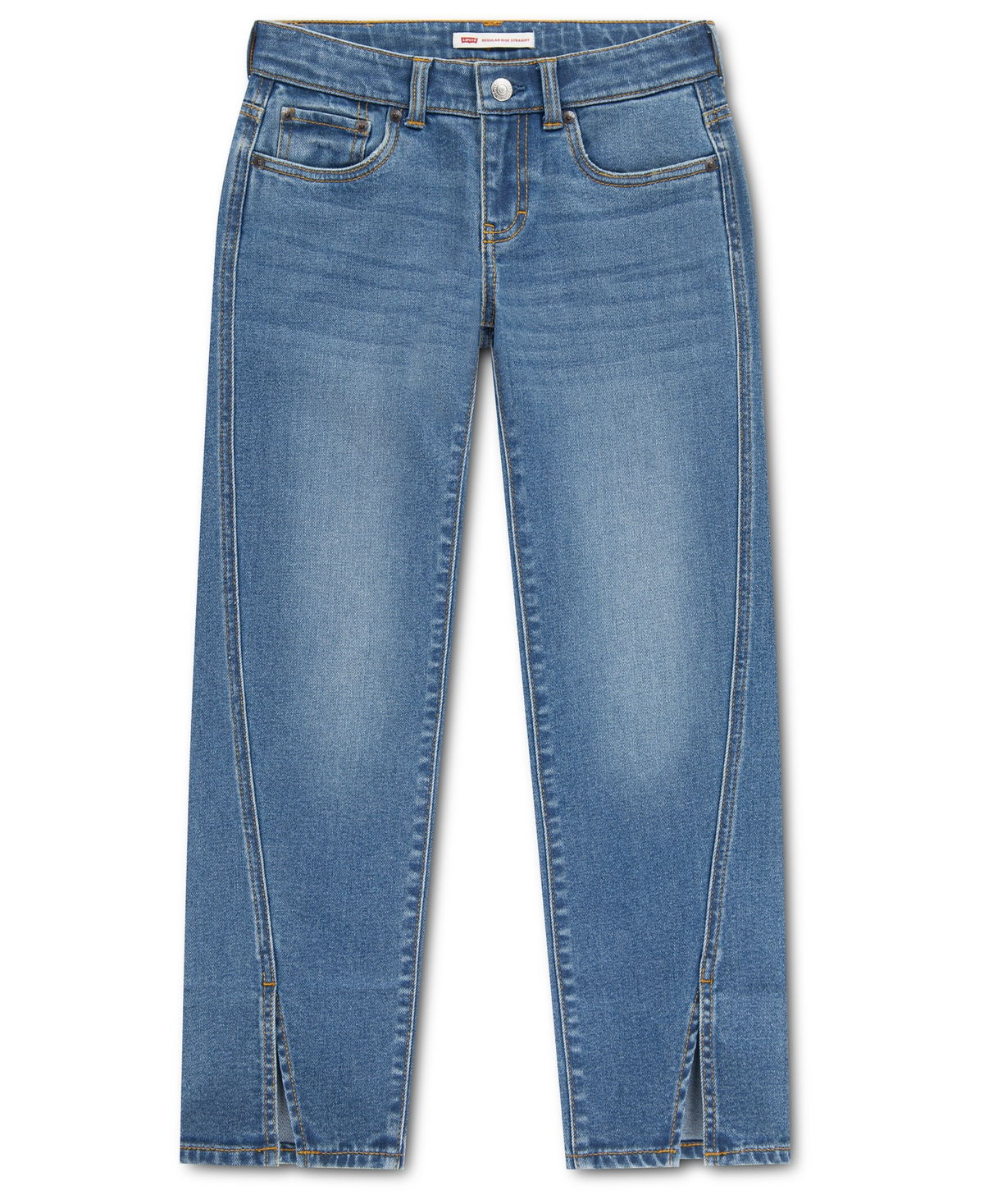 Click here for Levis Girls 7-16 Regular Rise Straight Jeans - Lun... prices
