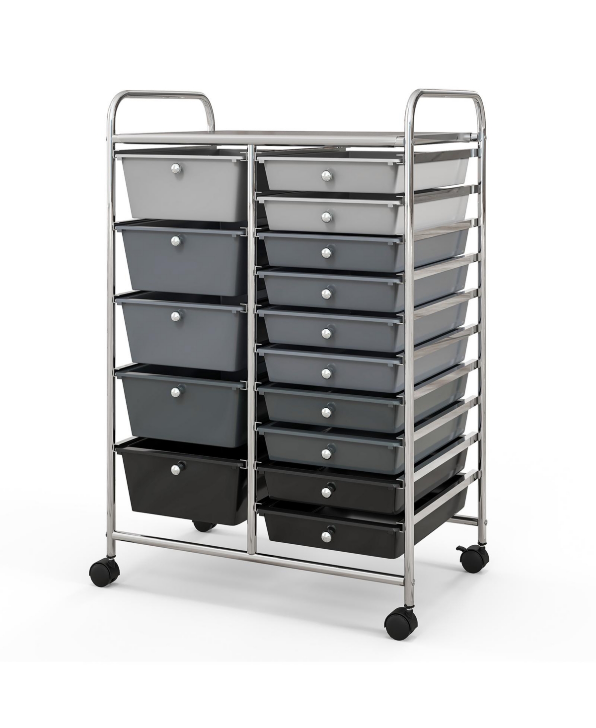 Click here for Mecale 15-Drawer Rolling Storage Cart with Top She... prices