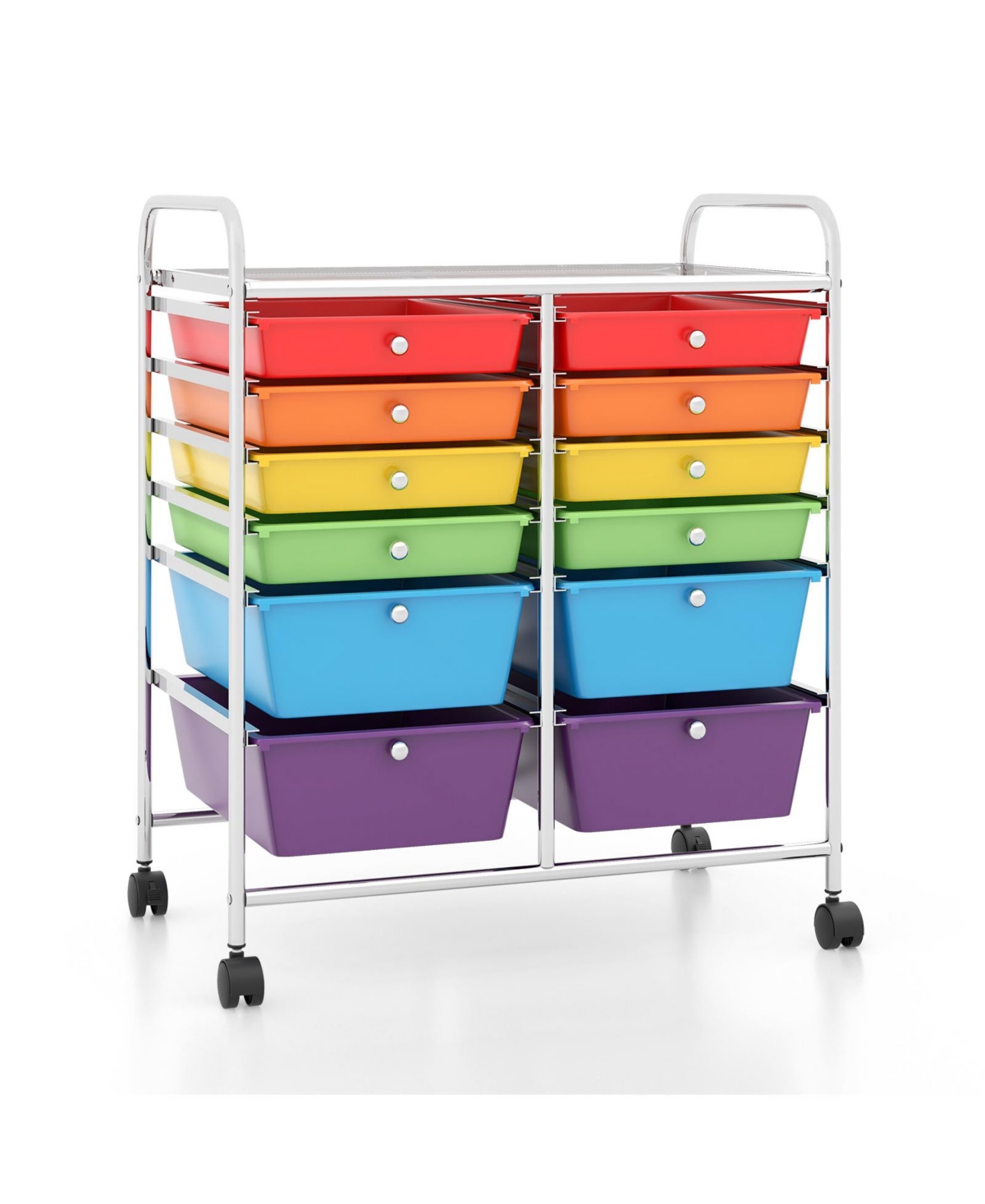 Click here for Mecale 12-Drawer Rolling Craft Storage Cart - Mult... prices