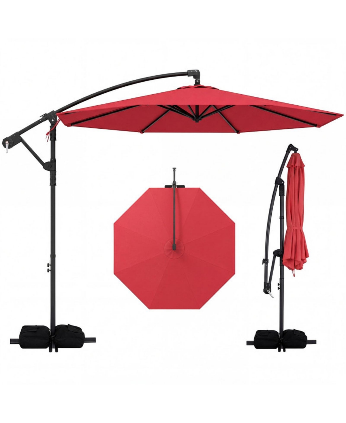 Click here for Gouun 10-Foot Offset Cantilever Patio Umbrella wit... prices