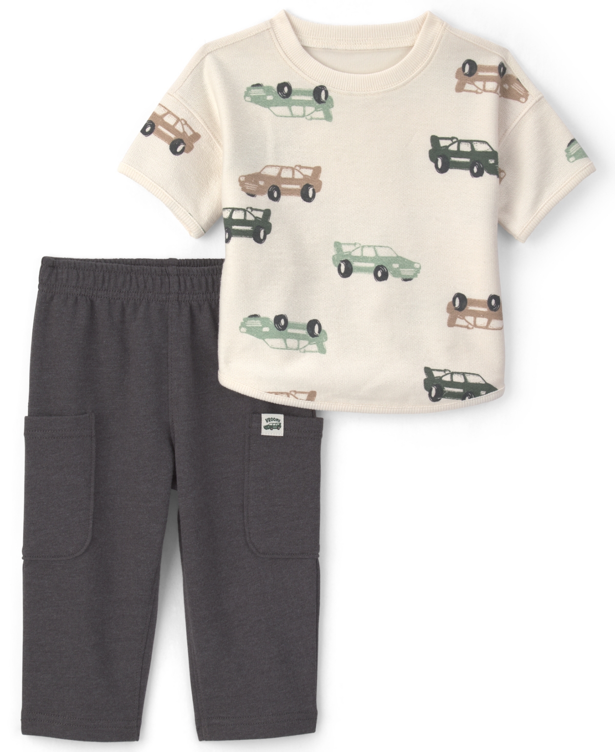 Click here for Carters Baby Boys Car French Terry Short-Sleeve T-... prices
