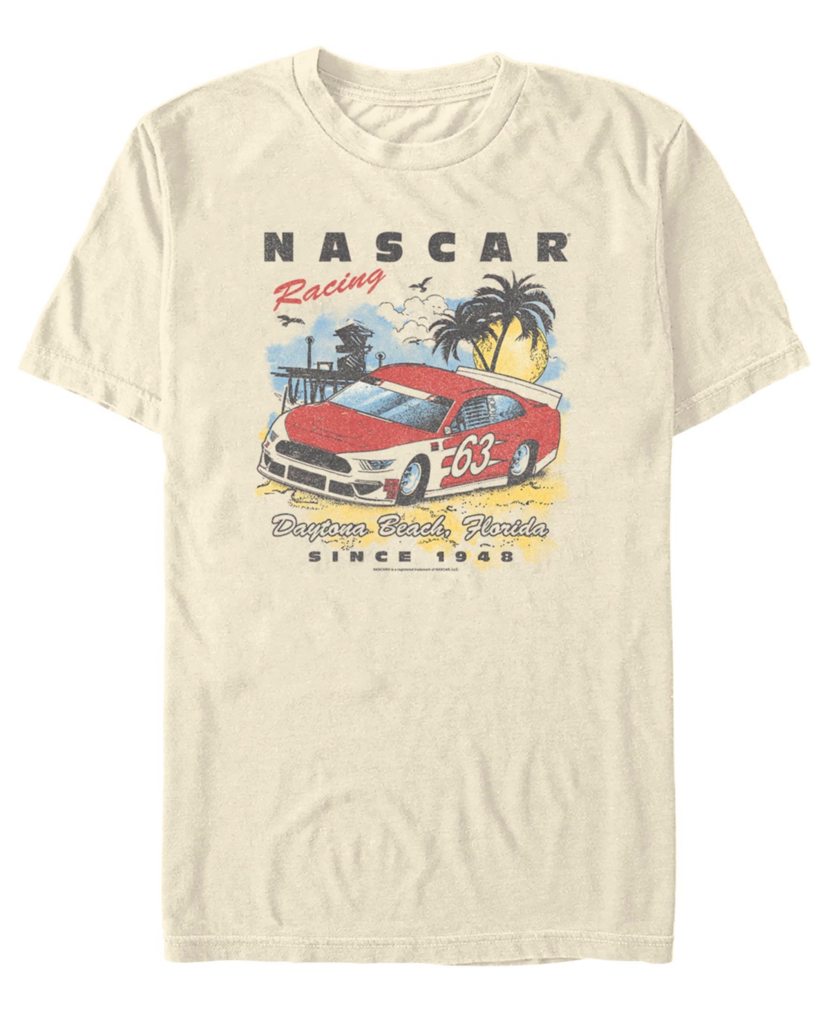 Click here for Fifth Sun Mens Beach Graphic T-Shirt - Natural prices