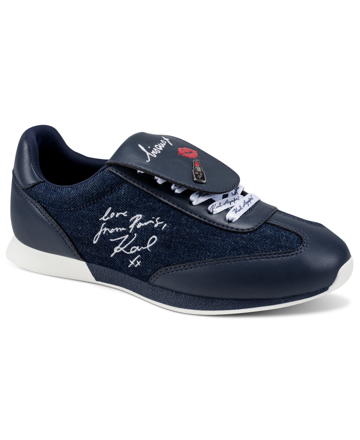 Click here for Karl Lagerfeld Paris Womens Midwood Lace-Up Sneake... prices