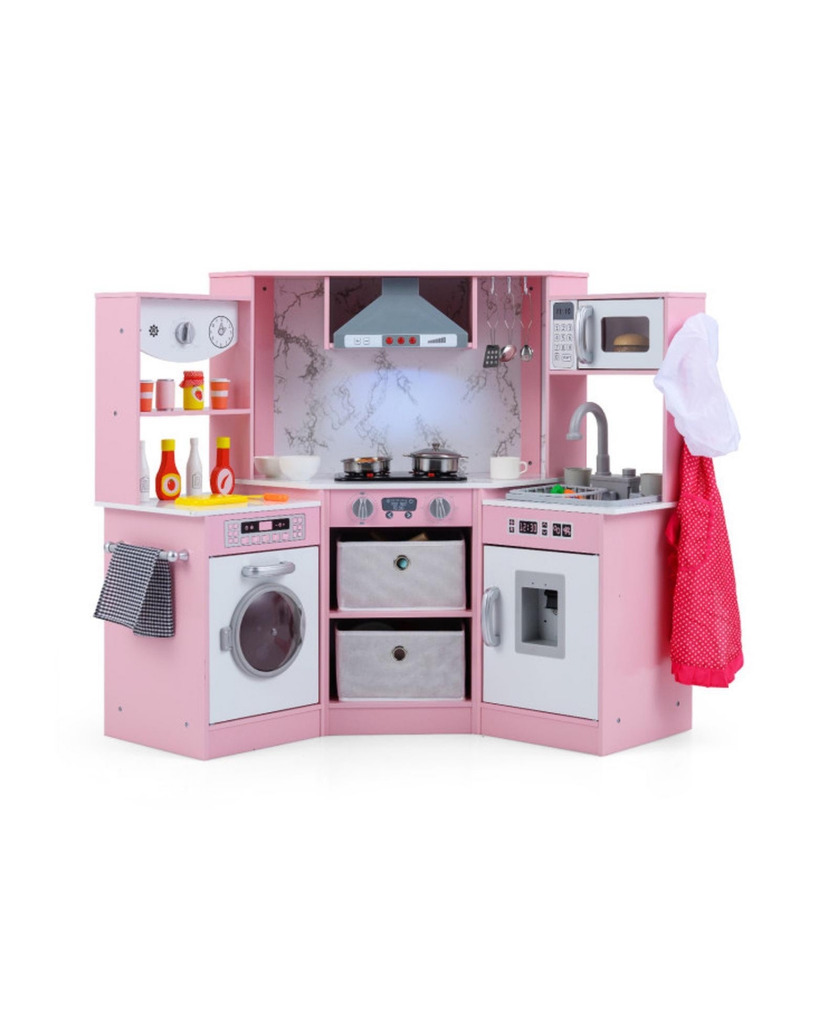 Click here for Sugift Interactive Play Kitchen with Circulating W... prices