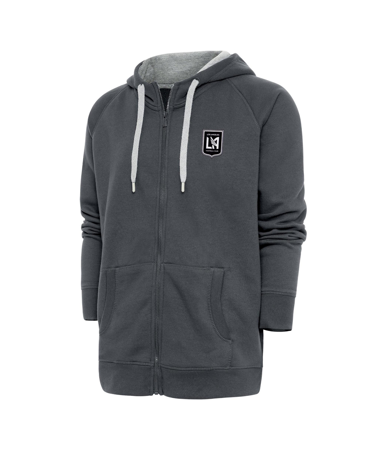 Click here for Antigua Mens Charcoal Lafc Brushed Metallic Logo V... prices