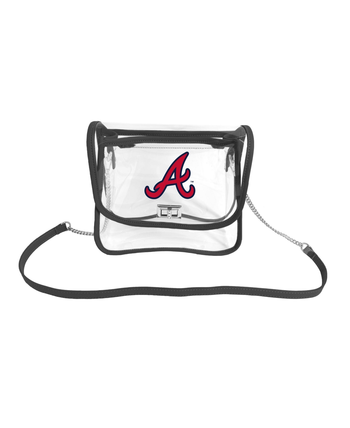 Click here for Logo Brands Atlanta Braves Sideline Clear Purse -... prices