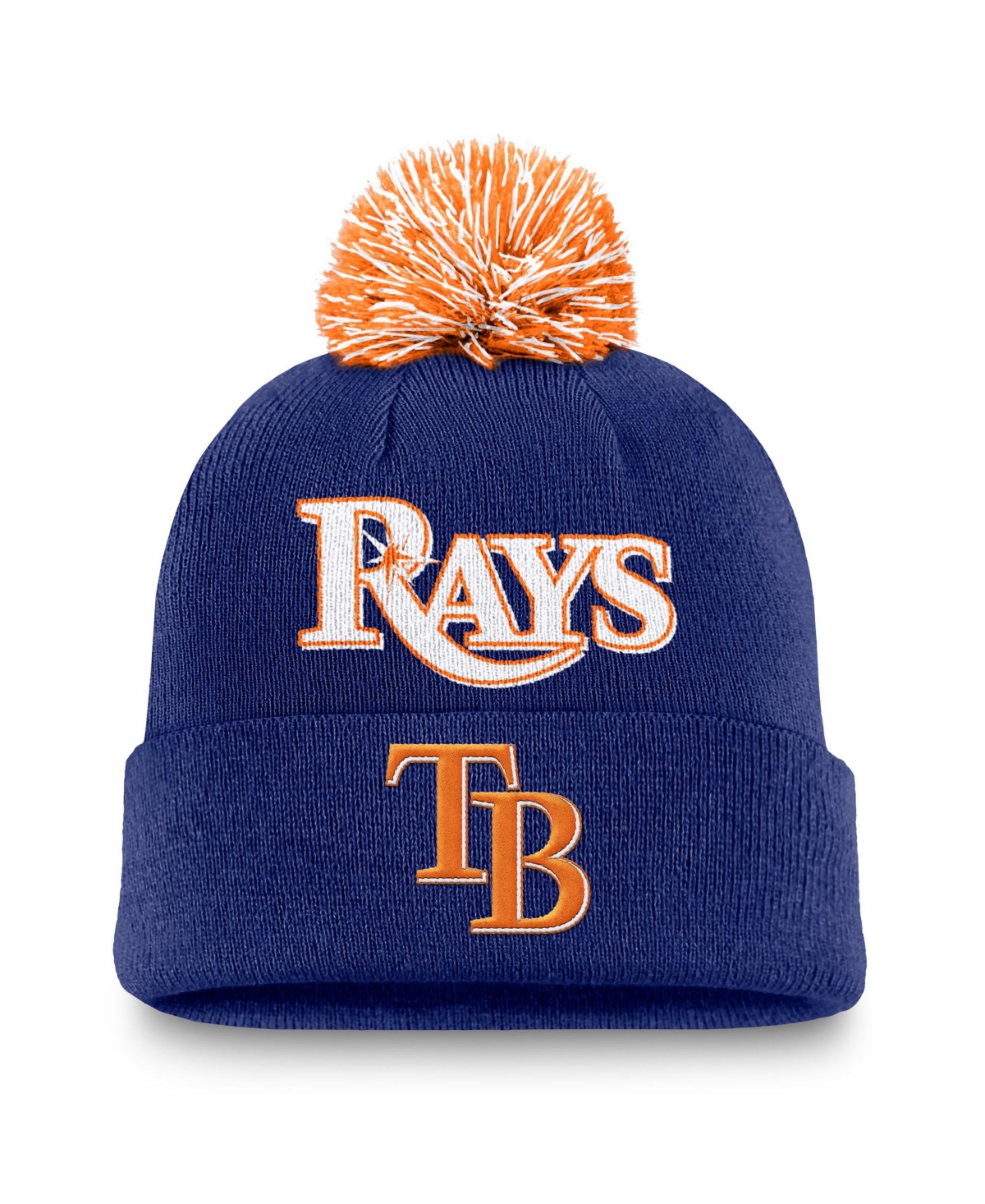 Click here for Nike Mens Royal Tampa Bay Rays Peak Cuffed Pom wit... prices
