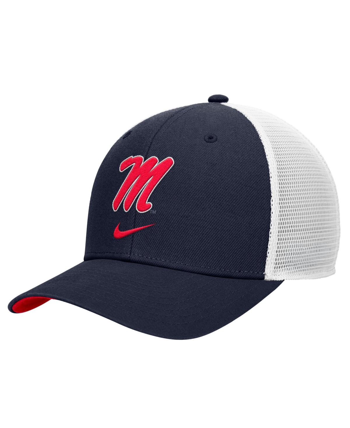 Click here for Nike Mens Navy Ole Miss Rebels Rise Trucker Dri-fi... prices