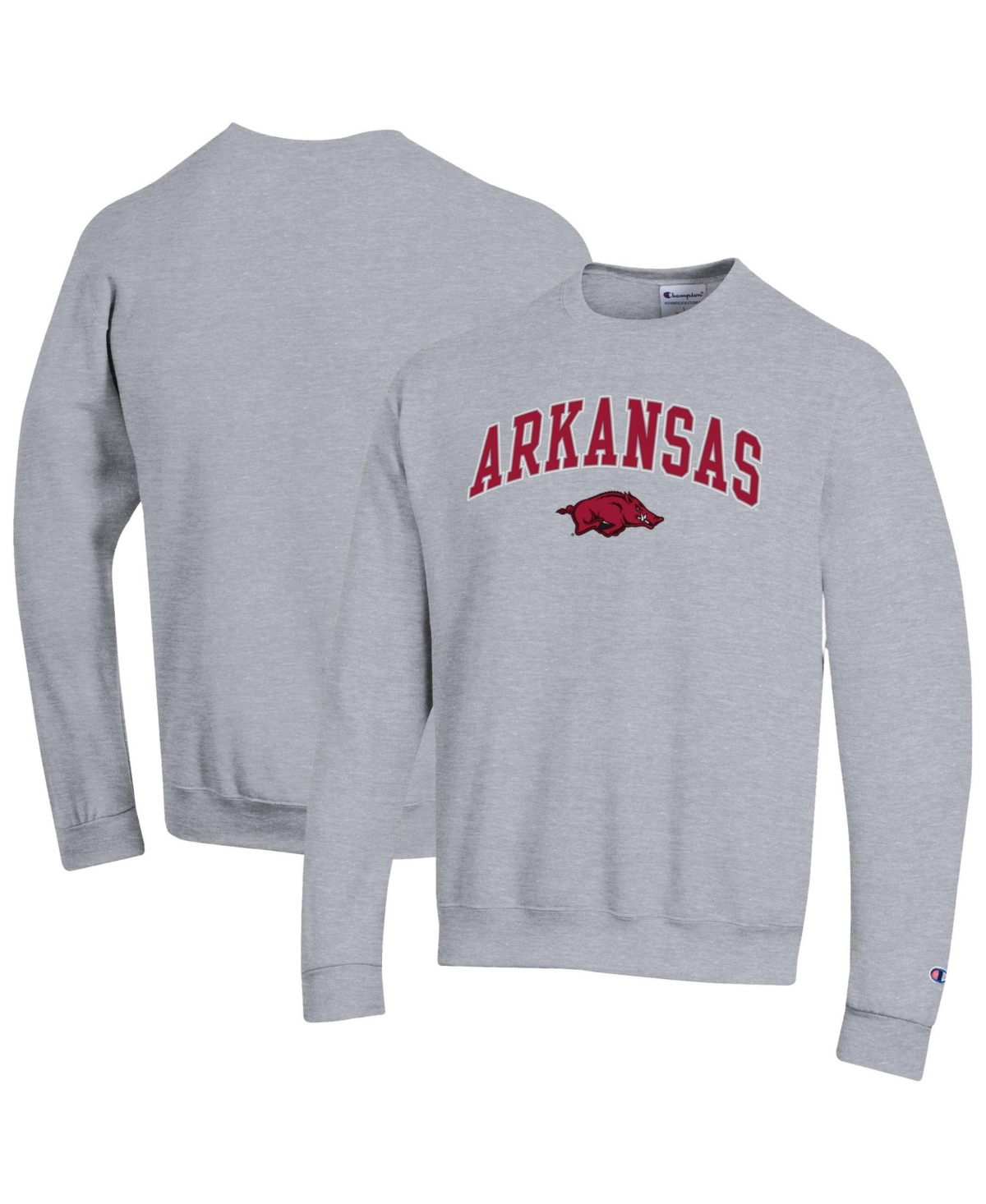 Click here for Champion MensÂ Champion Heather Gray Arkansas Razo... prices