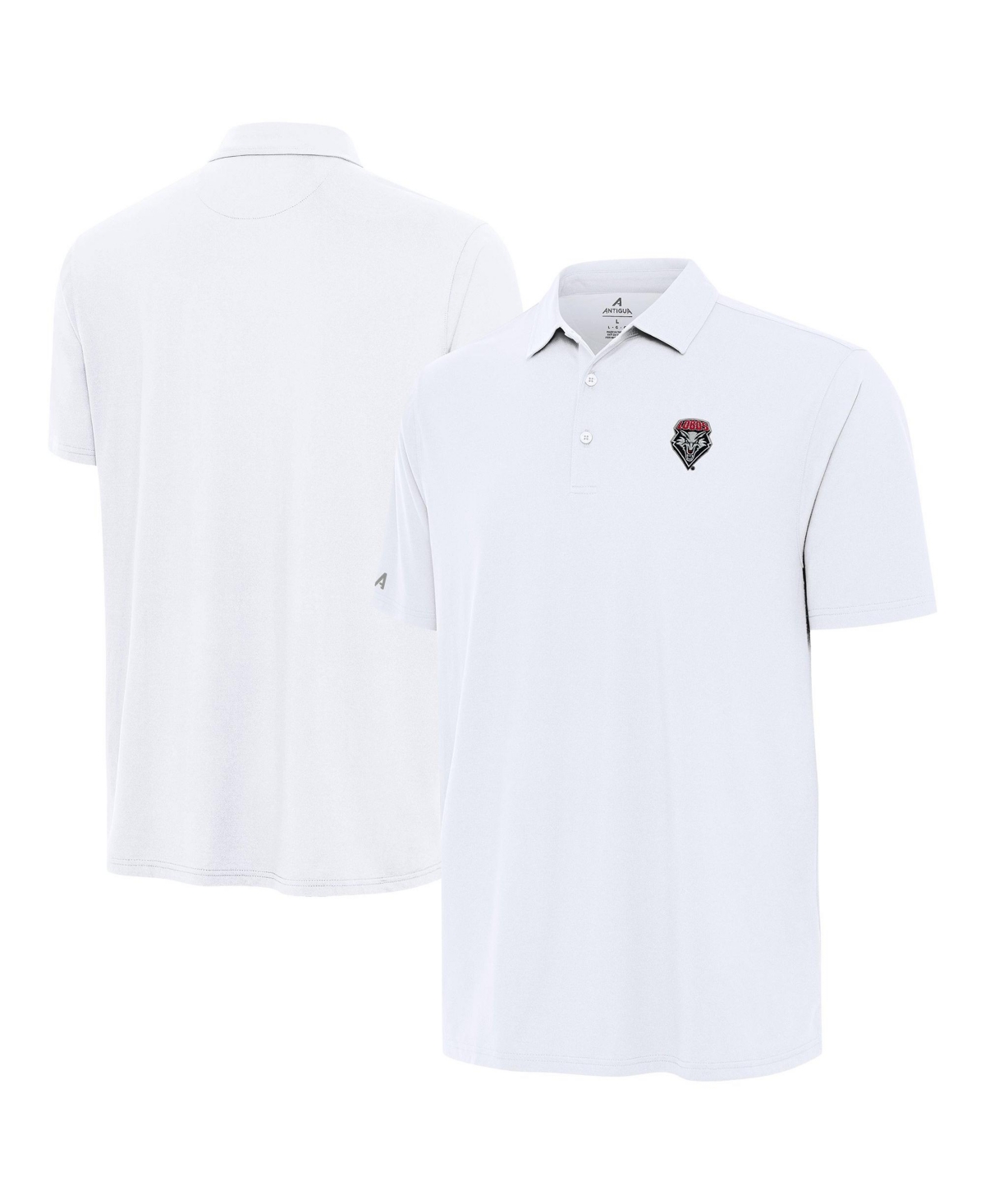 Click here for Antigua Mens White New Mexico Lobos Era Polo Shirt... prices