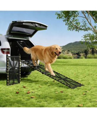 Click here for 71 In Folding Dog Ramp For Car Suv Truck Steel Fra... prices