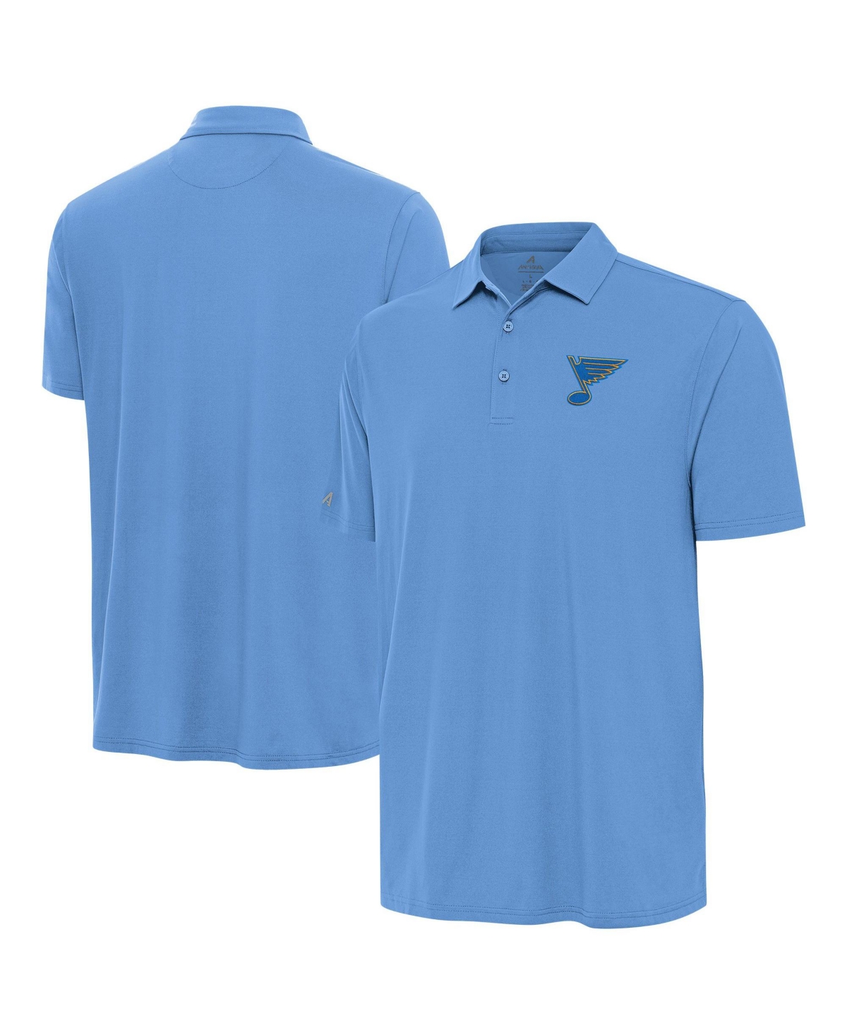 Click here for Antigua Mens Blue St. Louis Blues Era Polo Shirt -... prices