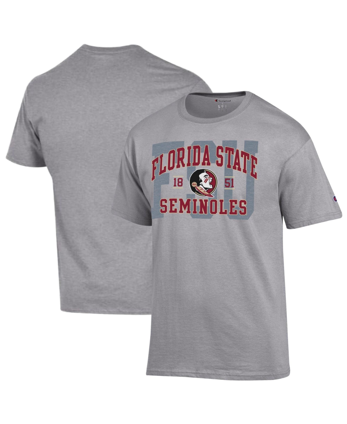 Click here for Champion Mens Heather Gray Florida State Seminoles... prices