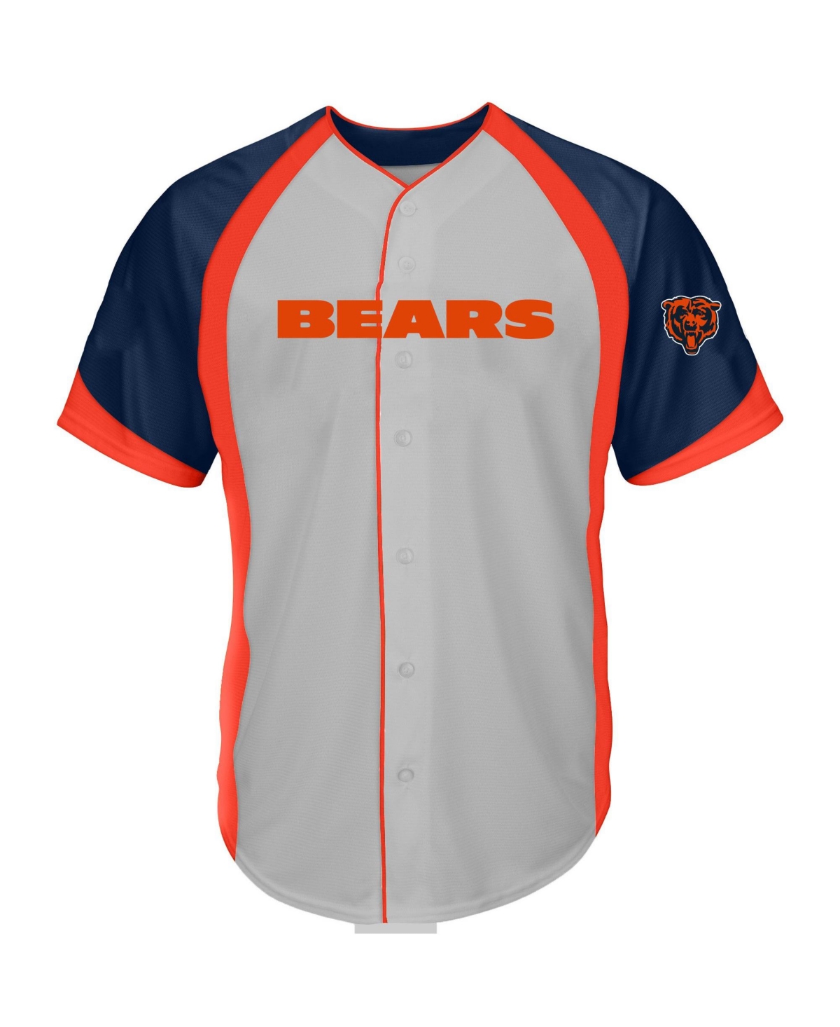 Click here for Profile Mens Gray Chicago Bears Big Tall Button-Up... prices