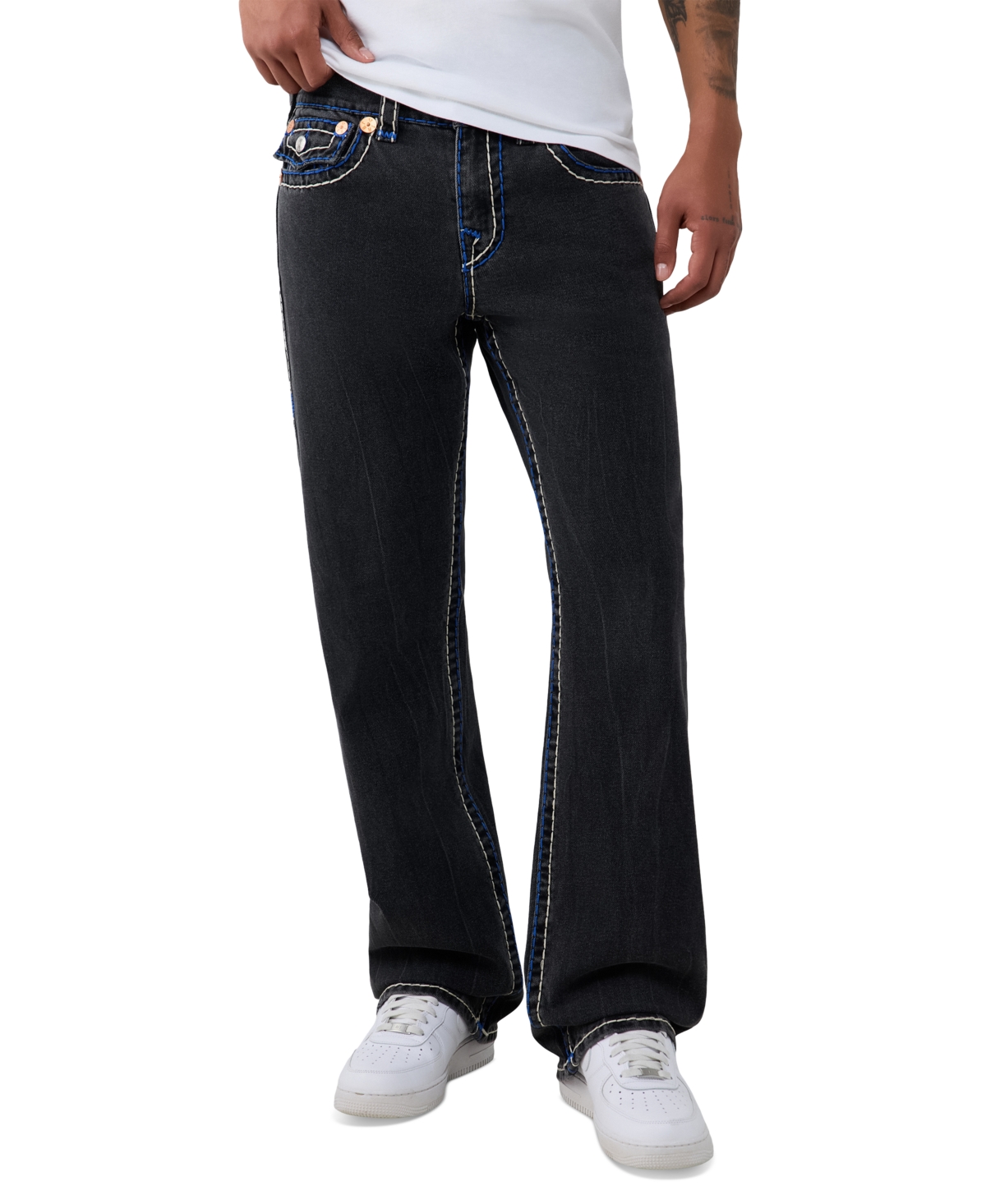 Click here for True Religion Mens Billy Big T Flap Bootcut Jeans... prices