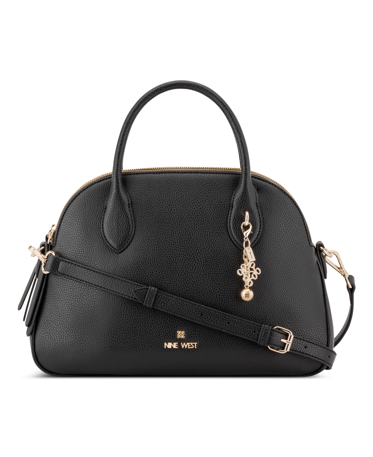 Click here for Nine West Calianna Dome Medium Satchel Handbag - B... prices