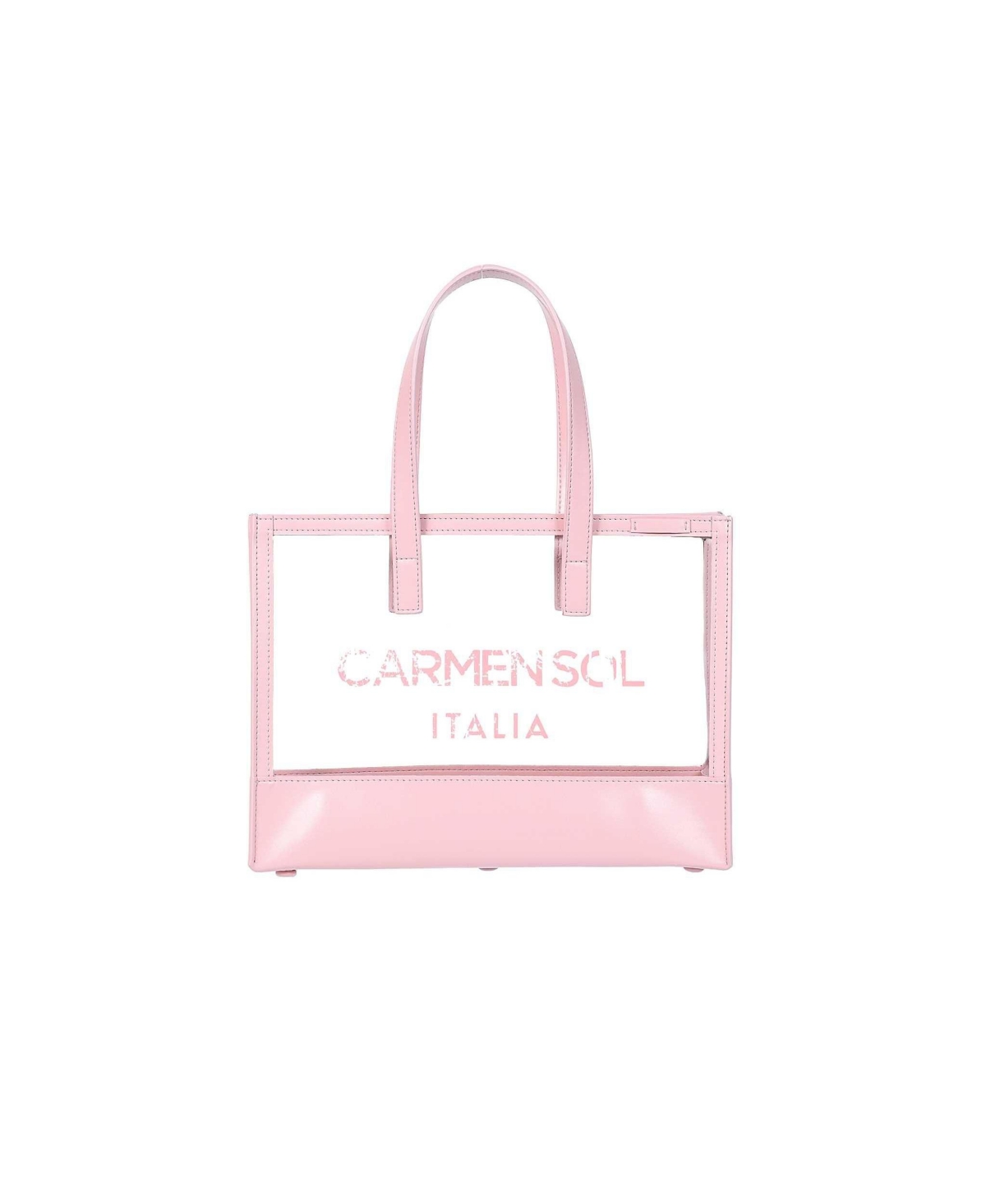 Click here for Carmen Sol Womens Venezia Clear Mini Tote Clear -... prices