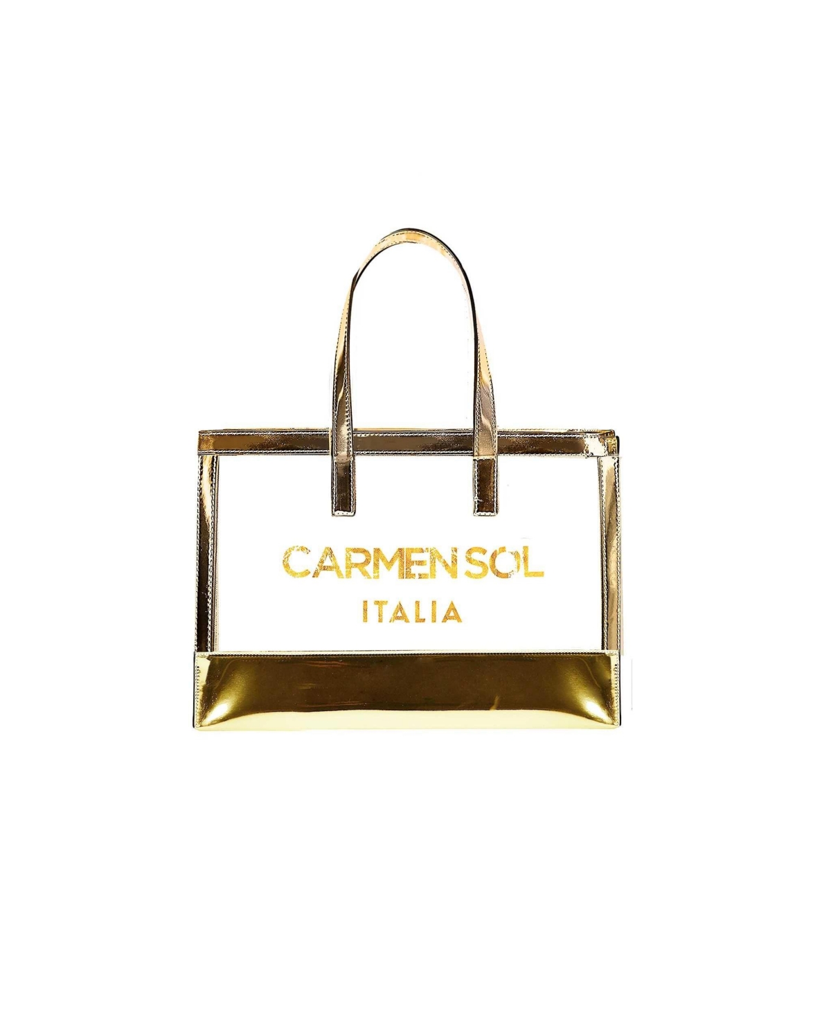 Click here for Carmen Sol Womens Venezia Clear Mini Tote Clear -... prices