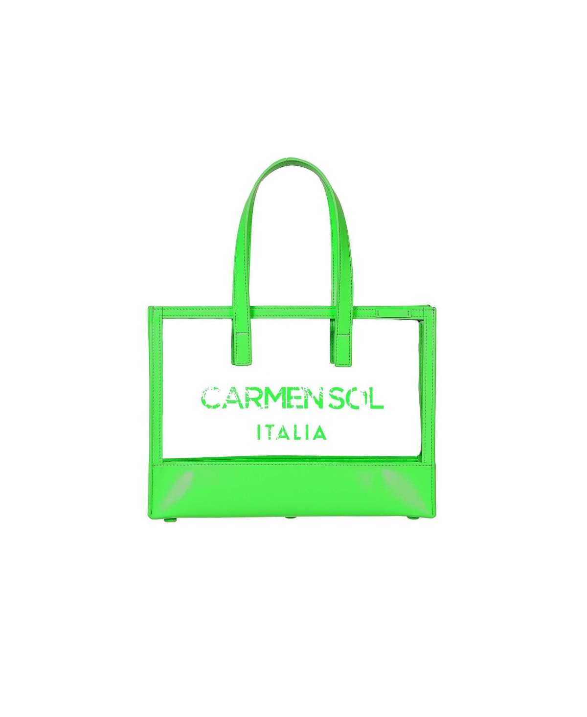 Click here for Carmen Sol Womens Venezia Clear Mini Tote Clear -... prices