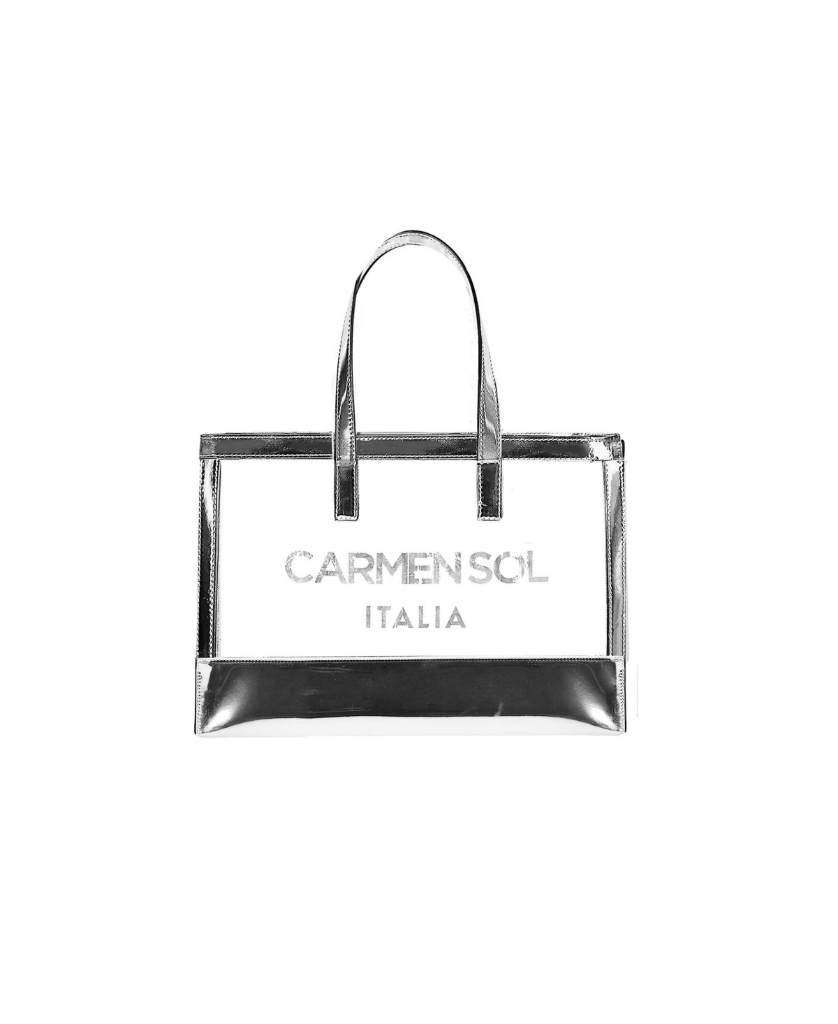 Click here for Carmen Sol Womens Venezia Clear Mini Tote Clear -... prices