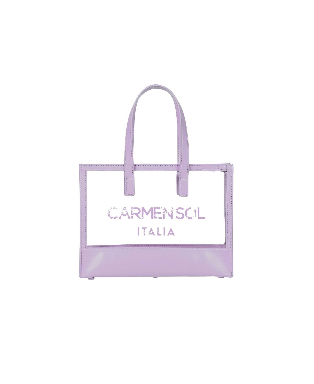 Click here for Carmen Sol Womens Venezia Clear Mini Tote Clear -... prices