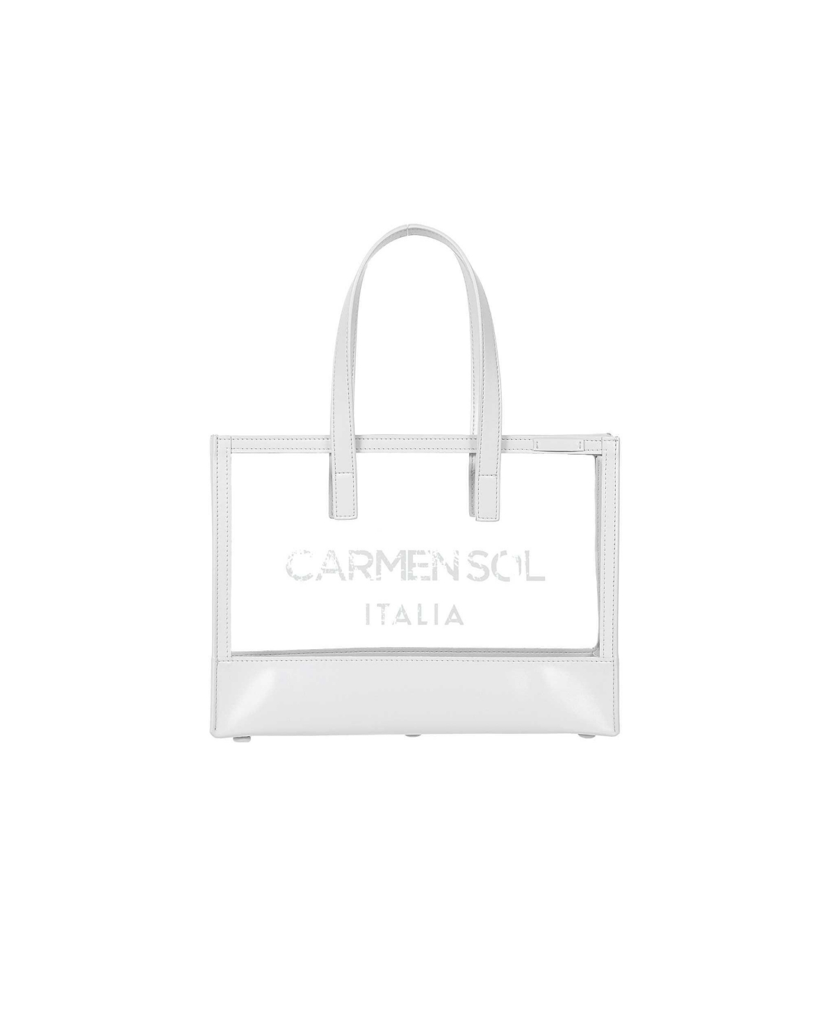 Click here for Carmen Sol Womens Venezia Clear Mini Tote Clear -... prices