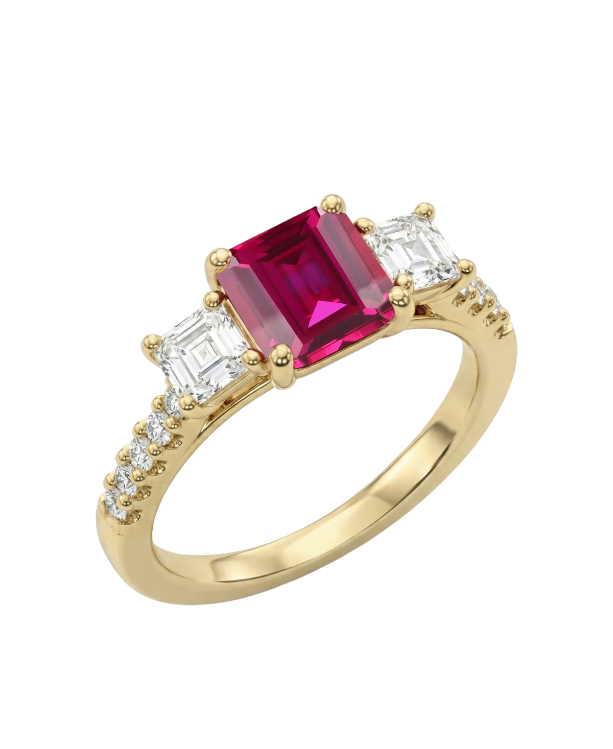Click here for Macys Lab-Grown Ruby (2-1/6 ct. t.w.) & Lab-Grown... prices