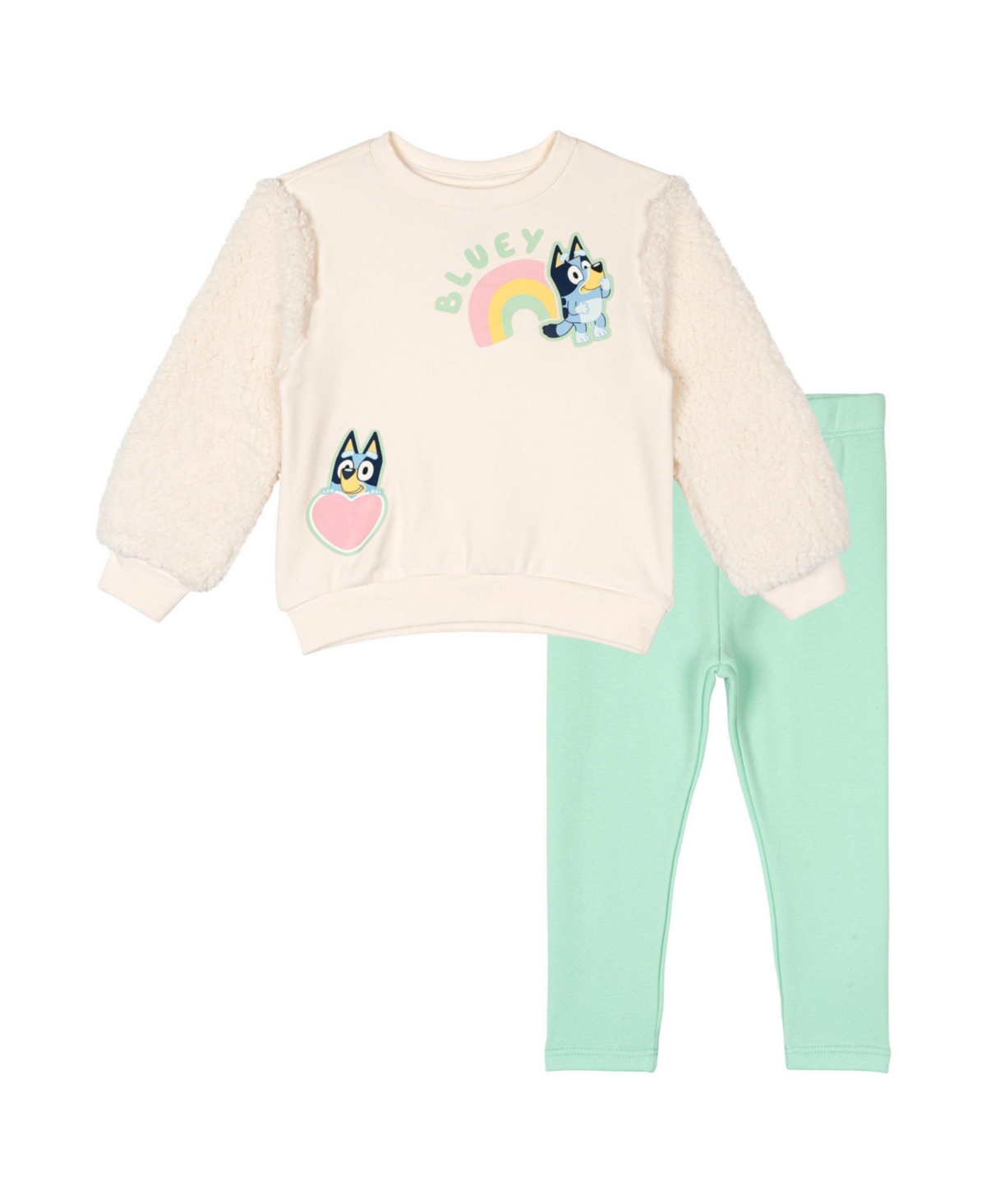 Click here for Bluey Toddler Girls 2T-4T 2-Piece Fleece Sweatshir... prices