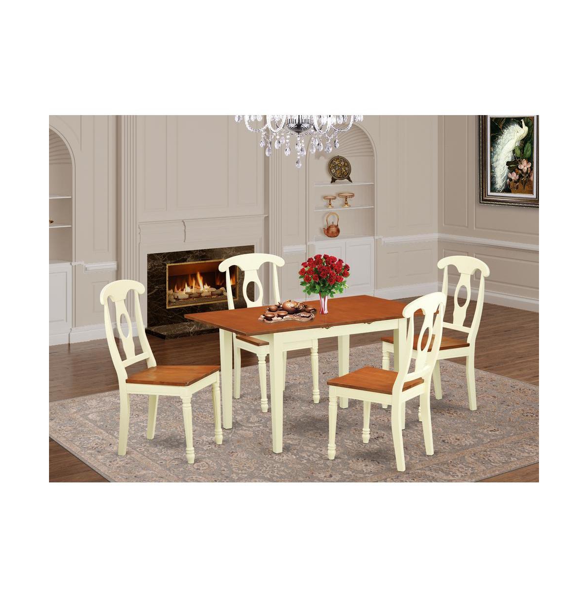 Click here for East West Furniture 5 Pc Table and chair set for 4... prices