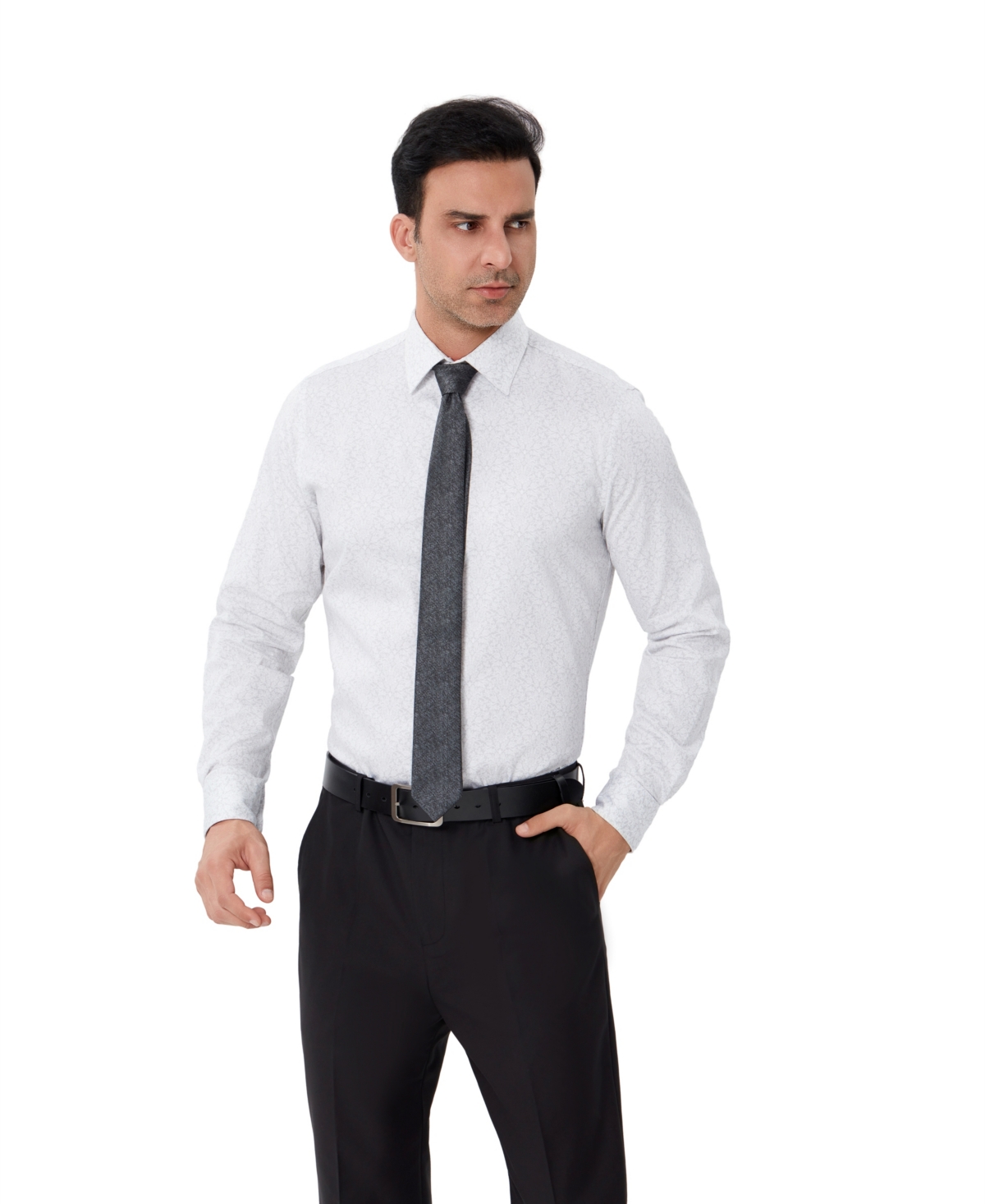 Click here for Bar Iii Mens Tapestry Scroll Slim-Fit Dress Shirt... prices