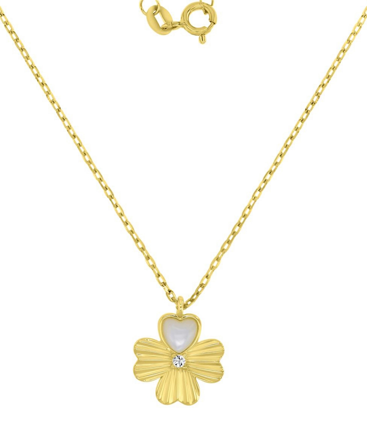 Click here for Macys 14k Gold Over Sterling Silver Cubic Zirconia... prices