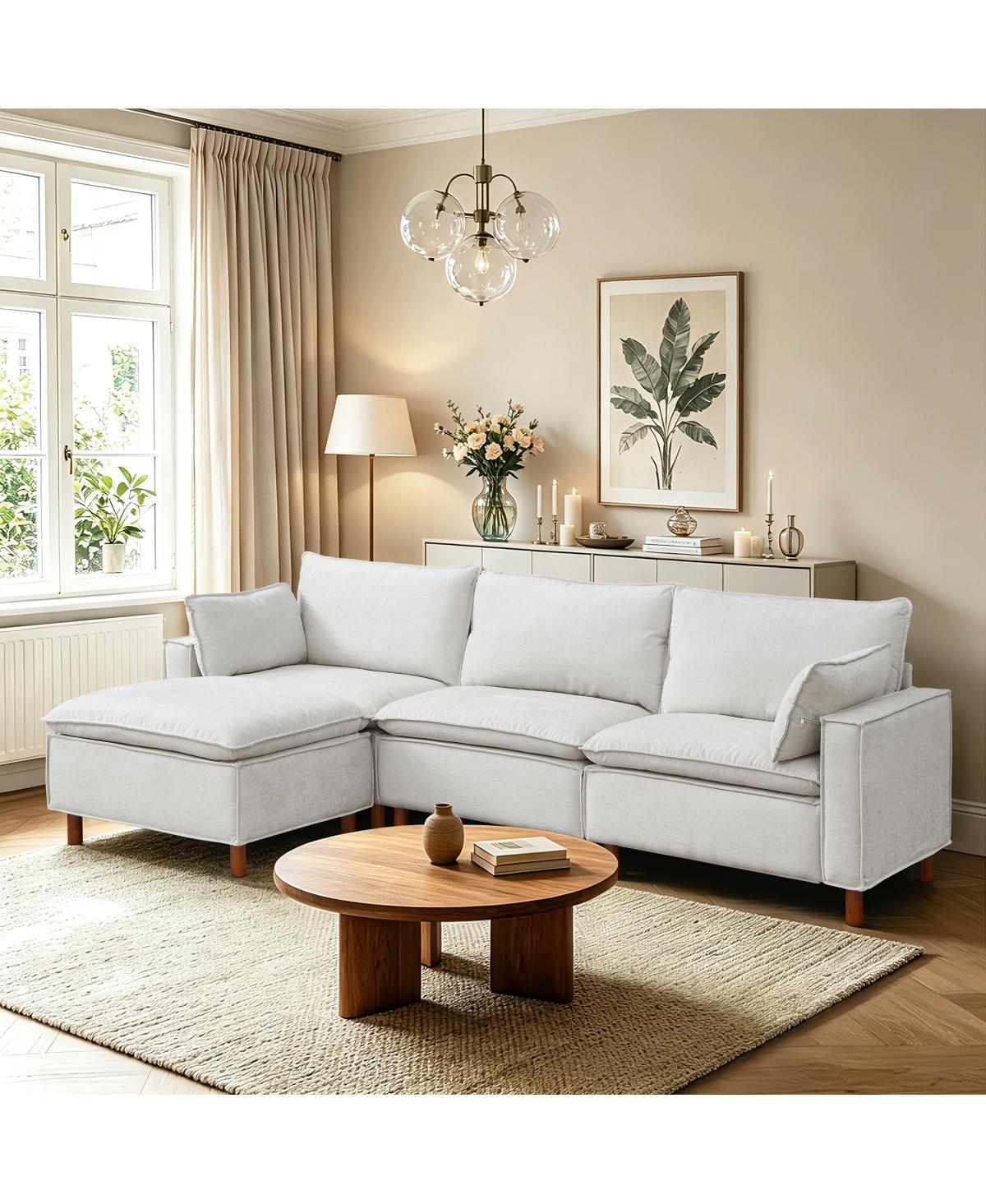 Click here for Streamdale Furniture Modular Chenille Sectional So... prices