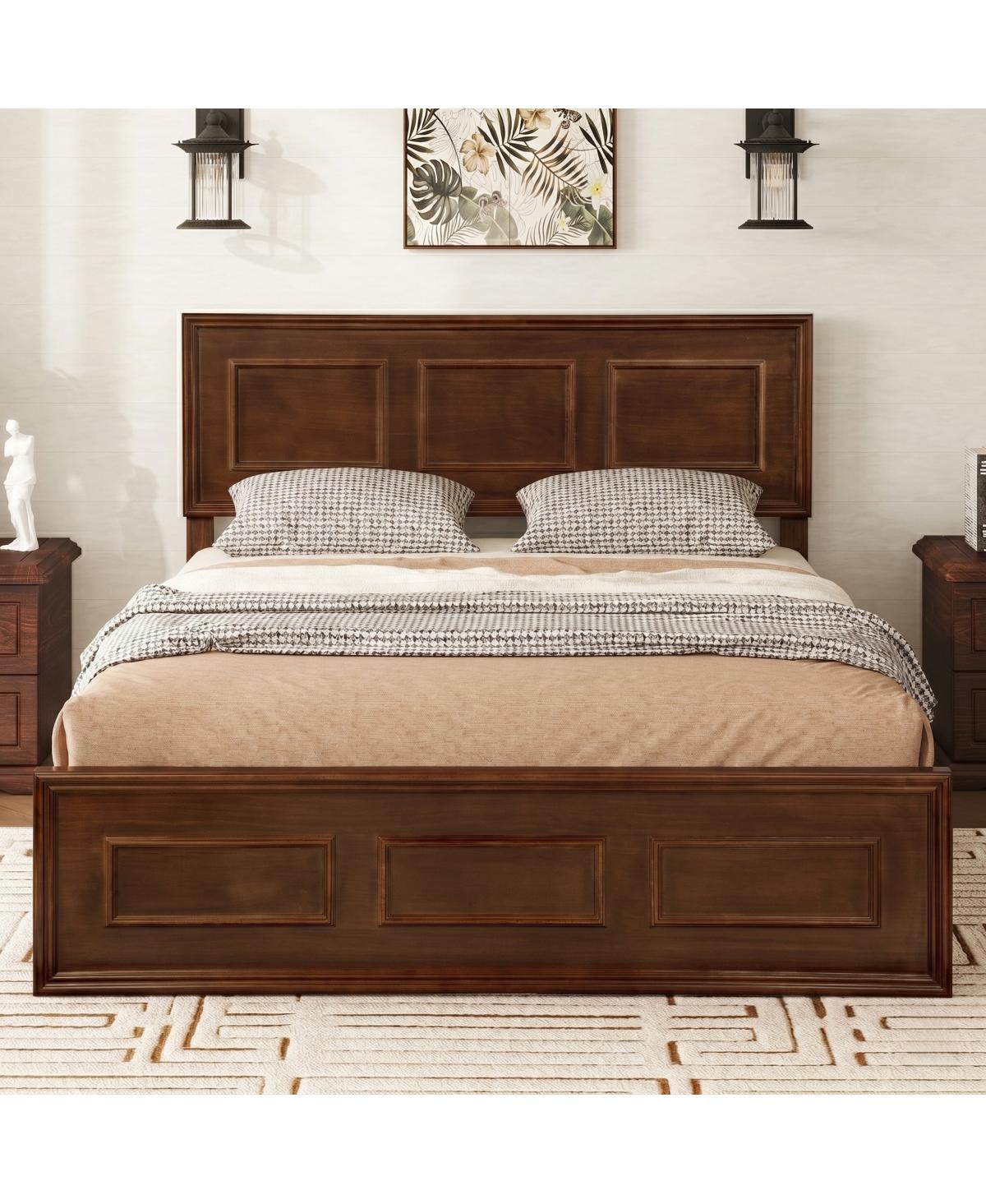 Click here for Streamdale Furniture Full Size Pine Wood Bed with... prices
