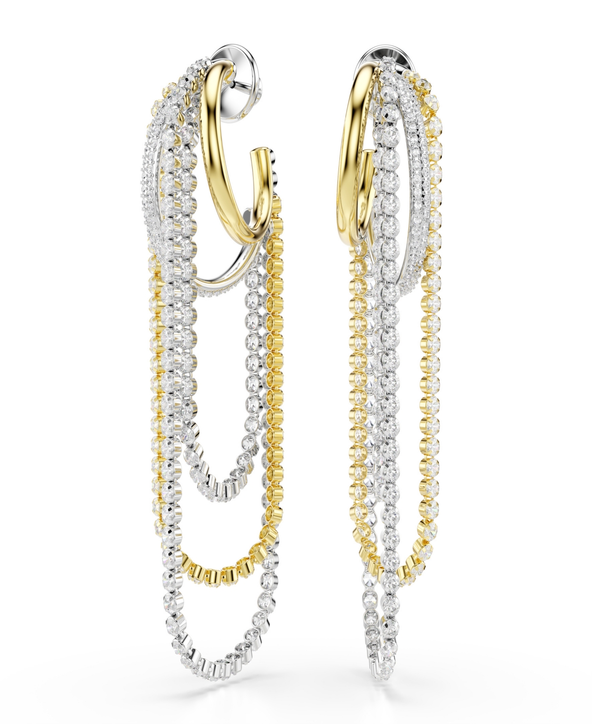 Click here for Swarovski Gold-Tone and Sterling Silver-Plated Whi... prices