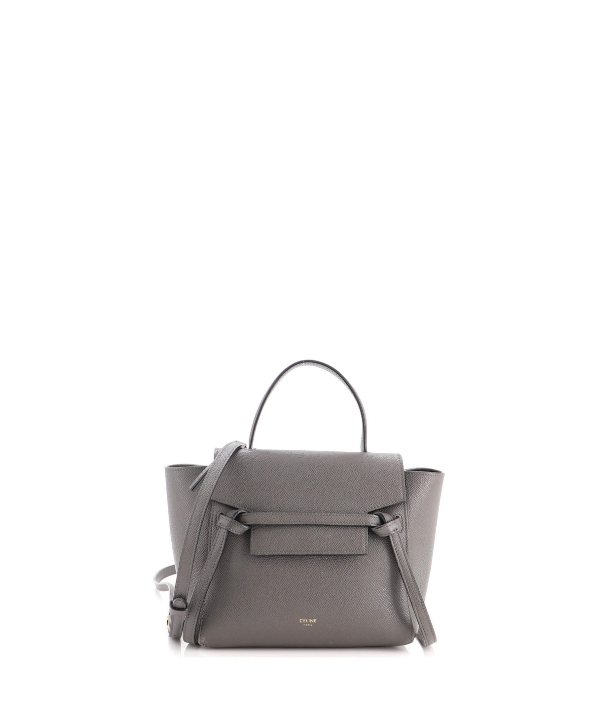 Click here for Pre-Owned Celine Nano Belt Bag Textured Leather -... prices