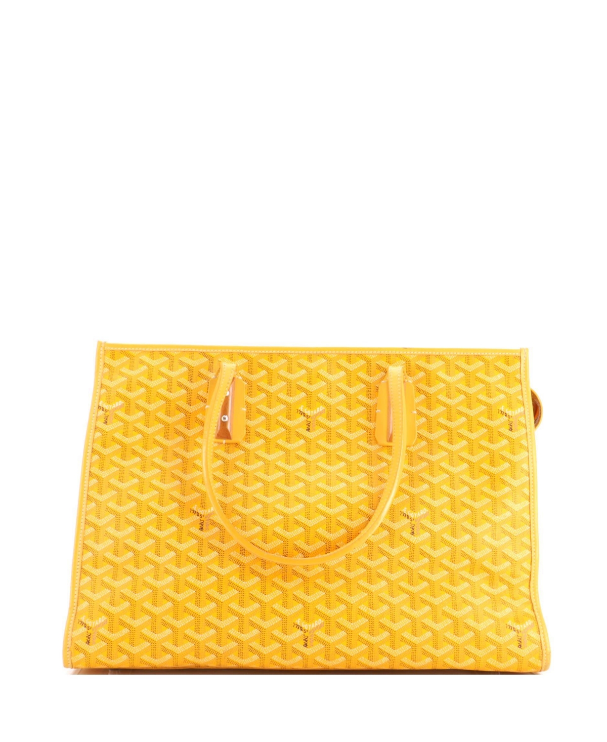 Click here for Pre-Owned Goyard Marquises Bag Coated Canvas - Yel... prices