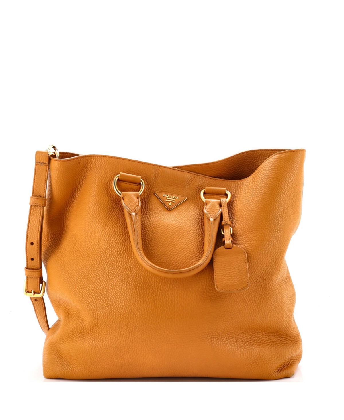 Click here for Pre-Owned Prada Large Convertible Shopper Tote Vit... prices